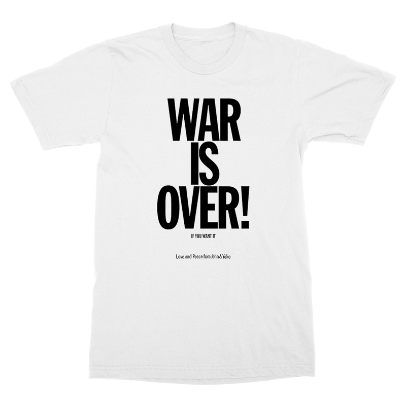 War Is Over T-Shirt - English - John Lennon Official Store