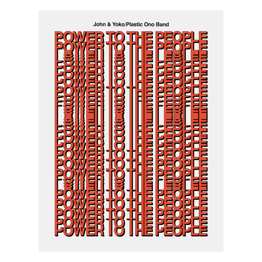 Power to the People Lithograph - John Lennon Official Store